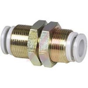 KQ2E06-00 - 596 - SMC - 6mm bulkhead fitting - More Control UK